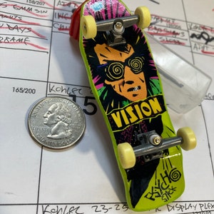 Fingerbomb Sk8boards Complete Custom Retro Style Fingerboard - Etsy