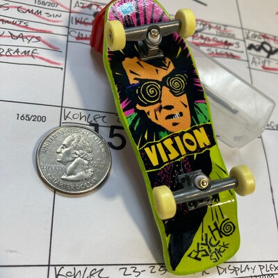 Fingerbomb Sk8boards Complete Custom Retro Style Fingerboard - Etsy