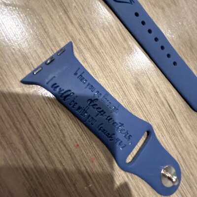 Philippians 4:13 Engraved Watch Strap Compatible With Apple Watch Bands ...