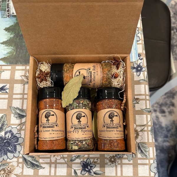 Sausage Sampler ~ BBQ Rub and Baking Spices Gift Set of 4 ~ Gourmet ...