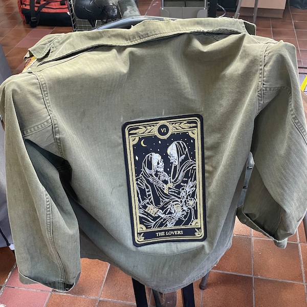 Large Embroidered Back Patch - "the Lovers" - Etsy