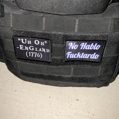 Stay Positive Funny Morale Patch Hook and Loop Backing for Backpack ...