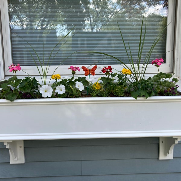 Sale Farmhouse 24" Tapered Front Window Box Paintable Made to Order ...