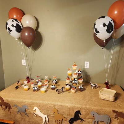 Cowboy Balloons, Wild West Birthday, Western Birthday, First Rodeo ...