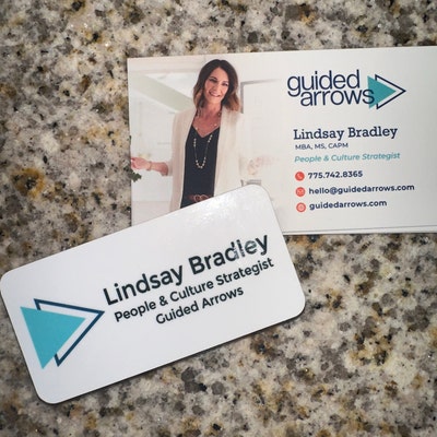 Full Color Personalized Wearable Magnetic Name Tags. Your Color Logo ...