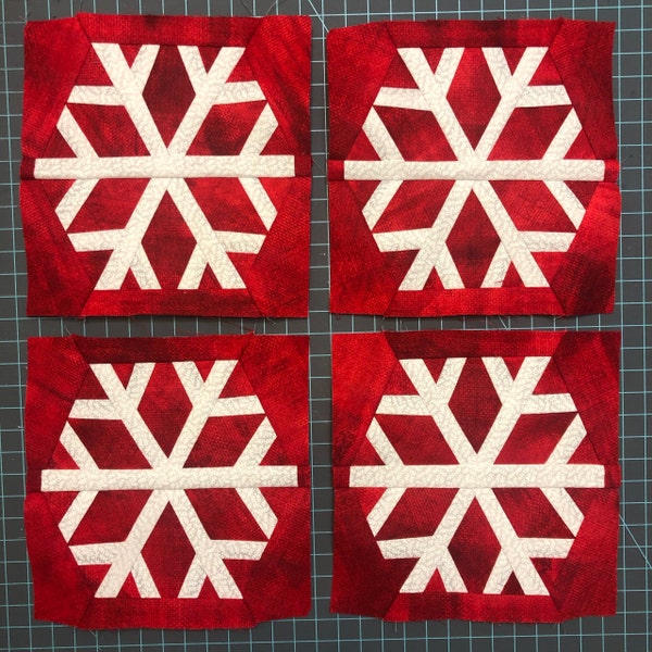 Snowflake Paper Pieced Pattern - Etsy