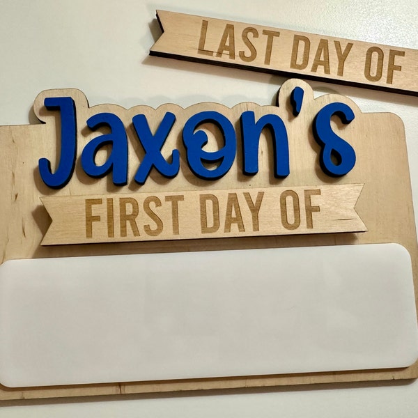 First & Last Day Interchangeable Sign, Back to School, First Day of ...
