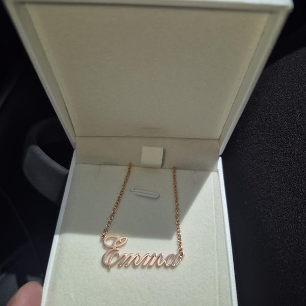 Personalized Gold Name Necklaces - Custom Name Jewelry for Women - Emma ...