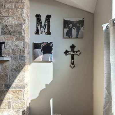 18custom Handmade Rustic Western Cowhide Letters Home Decor Wall ...