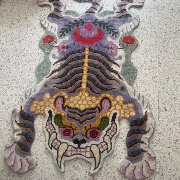 Squirrel Rug Kids Rugs Animal Rug Hand Tufted Rug Carpet Kids Room ...