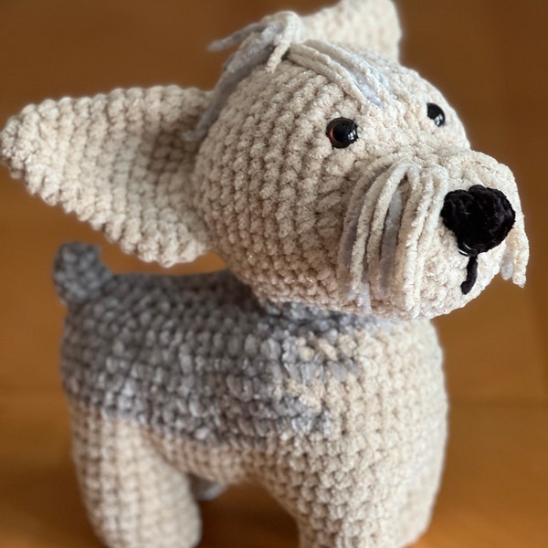 Yorkshire Terrier Yorkie Dog Amigurumi Crochet Pattern: Step-by-step ...