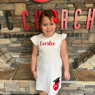 Girls Graduation Dress, Kindergarten Graduation Dress, Toddler Girls ...