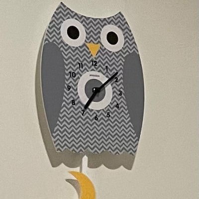 Rocket Pendulum Clock Kids Room Decor Gift for Newborns Nursery Decor ...