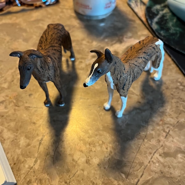 Your Greyhound in Miniature Customizable Hand Painted Resin Greyhound ...