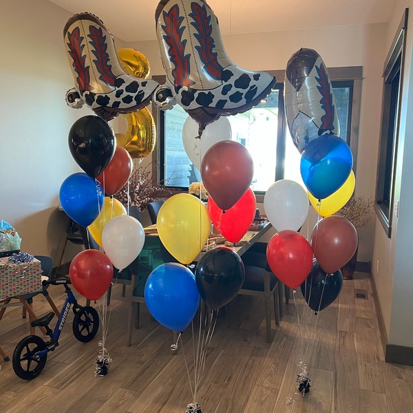 Cowboy Boots Balloon Classic Cowboy Boots Boot Balloons Nash Bash Boot ...