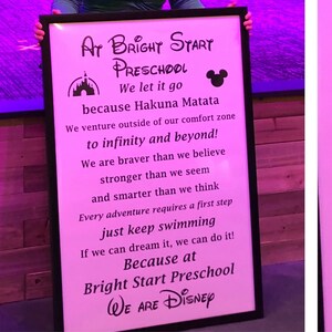Teacher Gift, Disney Classroom Poster, Teacher Gifts, Teacher Thank You ...