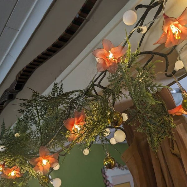 Daffodil String Lights, Narcissus Fairy Lights - Romantic Flower String Lights for Bedroom Decor ...