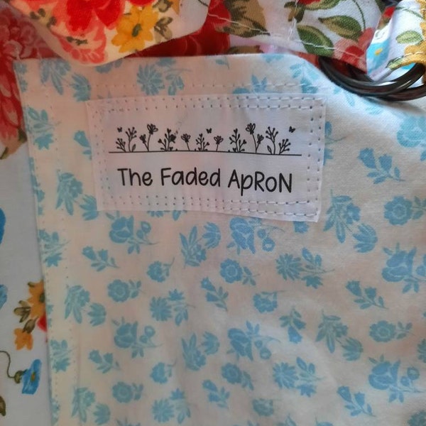 Fabric Sewing Labels, 40x Sew-on, or 16x,fold-over, Iron-on, Cotton, to ...