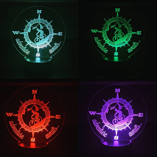 Mountain Bike Compass SVG File, Biker Vector Image, Cut Files for ...