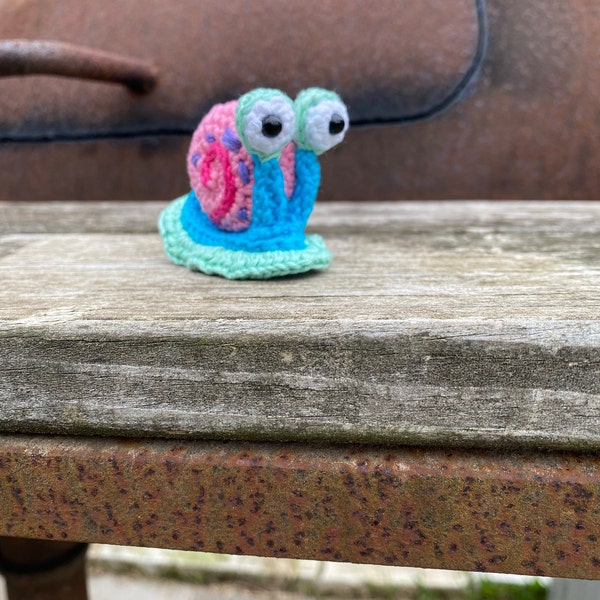 Snail Crochet Pattern. Pattern in English Instant Download, PDF Crochet ...