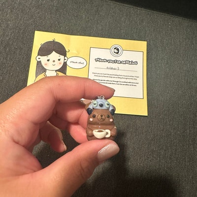 Mini Capybara capybathra Yuzu Polymer Clay Phone - Etsy