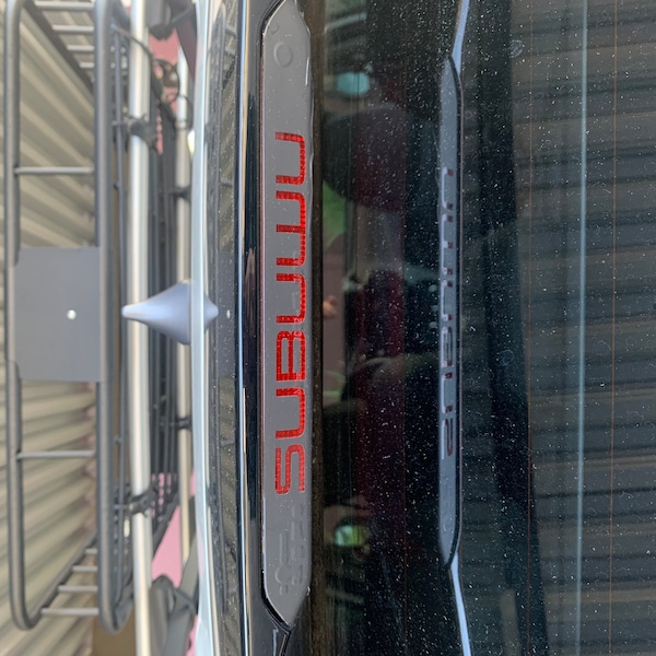 Vinyl Brake Light Decal - Matte Black - Etsy