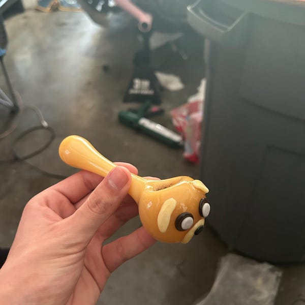 Poopy Pance Glass Blown Tobacco Pipe - Etsy