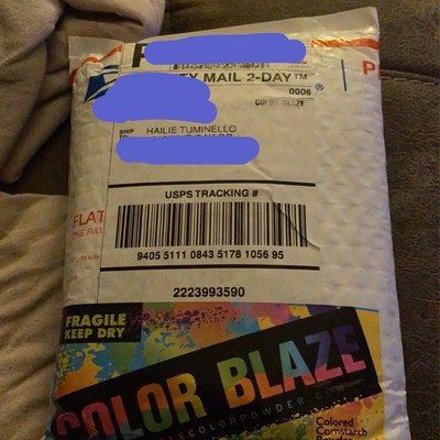 8 Individual Color Powder Packets Holi Powder, Fun Runs, Backyard ...