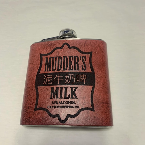 Magic the Gathering Flask, MTG Leather Handmade Flask, WUBRG Gift ...