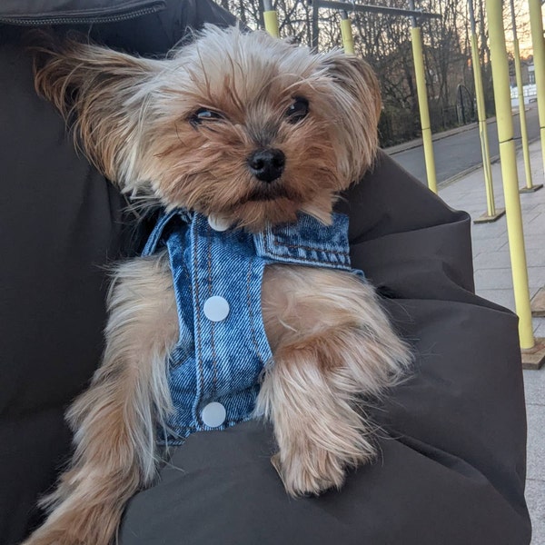 Bespoke Service| Upcycled Dog Denim Jacket | Made to Measure | for ...