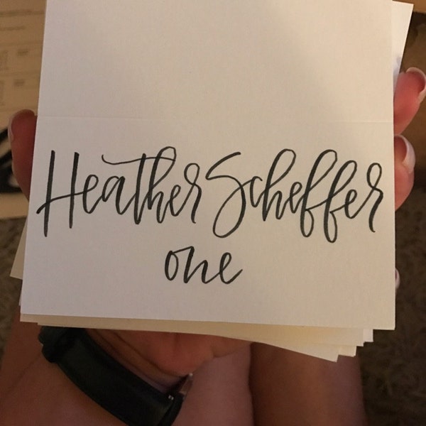 Brush Calligraphy Hand Lettered Envelope Addressing, Hand Lettered ...