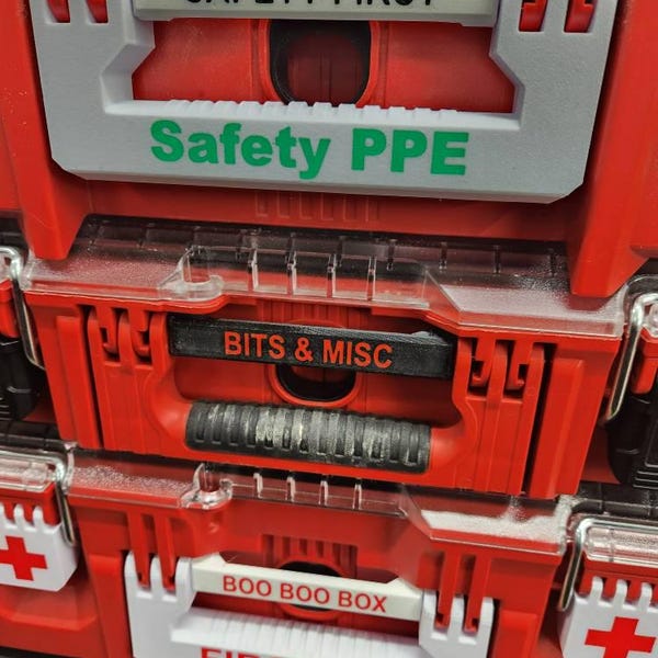Toughbuilt Stacktech Rail Labels - Etsy