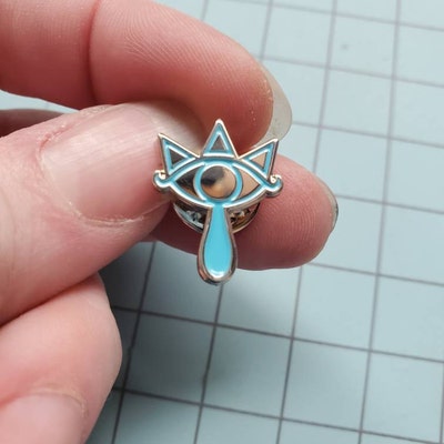 Sheik Sheikah Symbol Enamel Lapel Pin Zelda / Super Smash - Etsy
