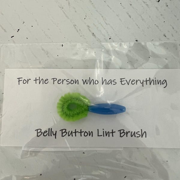 Belly Button Lint Brush - for the Person Who Has Everything - Etsy