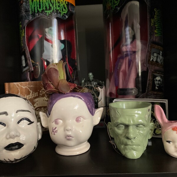 Pixie Head Planter - Etsy