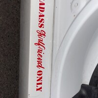 Badass Girlfriend Only Custom Vinyl Decal Sticker Choose Your Color and ...