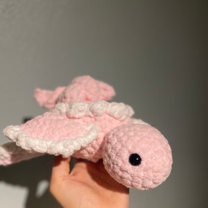 Mini Bow Turtle Crochet Pattern Valentines Day Pattern PDF Ribbon ...