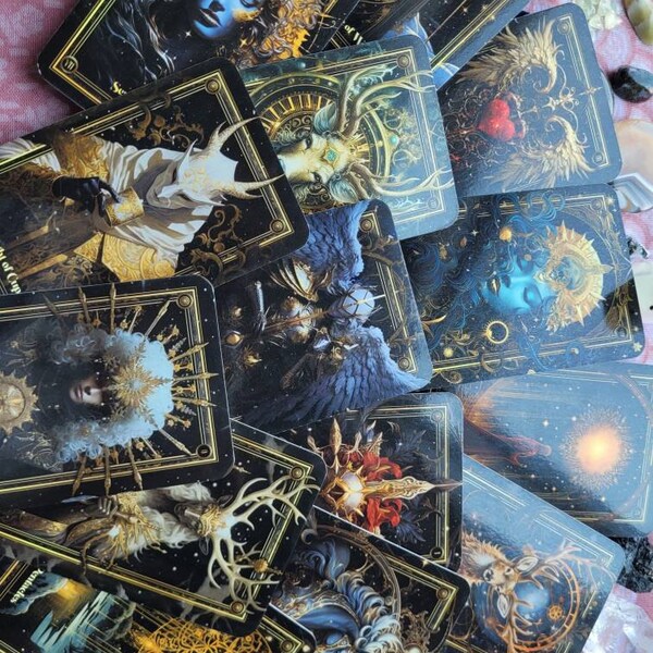 Unique Tarot Deck, Tarot Deck With Guidebook, Custom 78 Tarot Cards ...