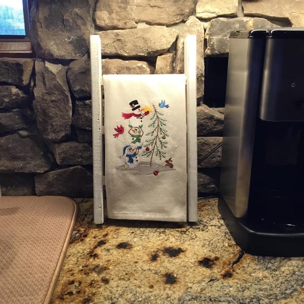 Wood Ladder for Dish Towel Display. Handmade and Are Available in 3 ...