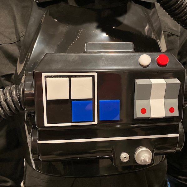 Star Wars Tie Fighter Pilot Inspired Replica Armor and Chest Box Kit (O ...