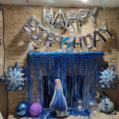 Frozen Elsa Number for Birthday Party - Etsy