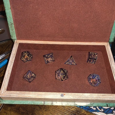 Full Set Blue Sandstone Polyhedral Dice Set Set Dungeons and - Etsy
