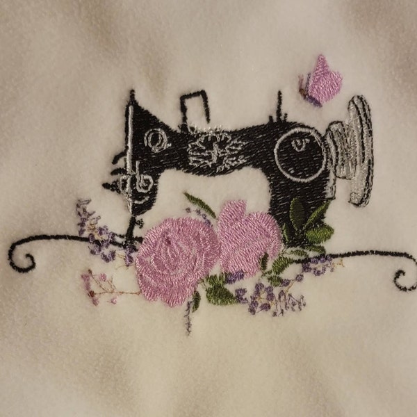 Sewing Machine - Machine Embroidery Design - 2 Sizes - Etsy