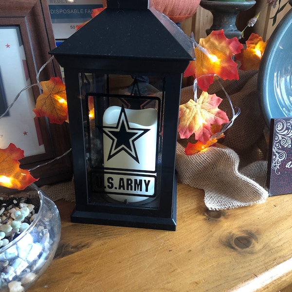 Military Lantern, Lantern, Memory Lantern, Home Decor, Home & Living ...
