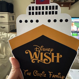 Captain Mickey Holding Family Name Banner Cruise Door Magnets - Etsy