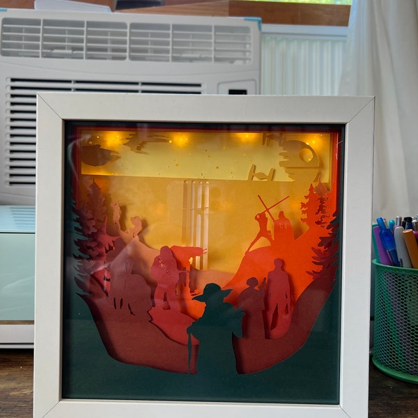 DIGITAL Charlie Brown Shadow Box Template - Etsy