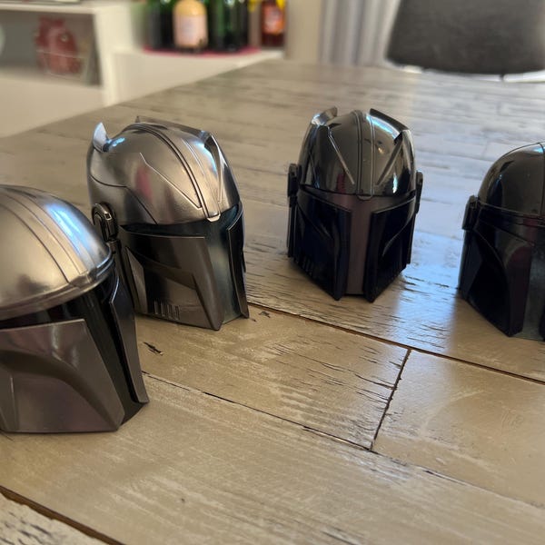 Mini Mandalorian Helmet | Mando Scifi Collectible | 3D Printed Hand ...