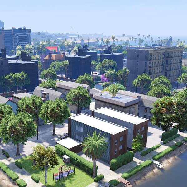 Fivem MLO | Gang Block Apertment | Fivem Hood | Fivem Gangster RP ...