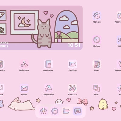 Cute iPad Theme, iPhone Theme, Android Theme, iPhone Wallpaper Widgets ...