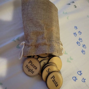 Dinner Decider Tokens Coins Family Night Gift Chef Foodie Gift Food ...